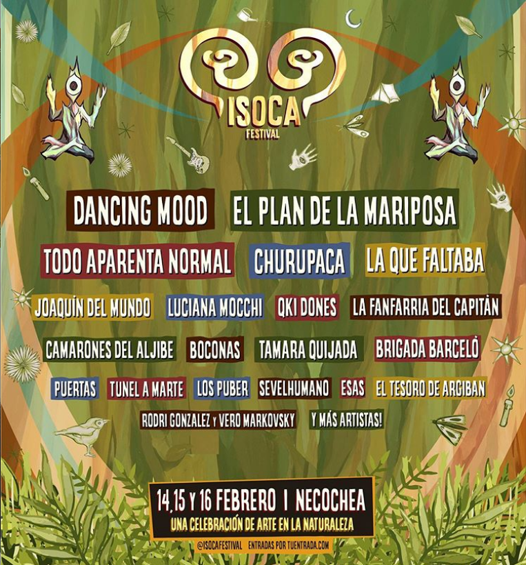 ¡El Festival Isoca dio a conocer la grilla de bandas! - Estación K2